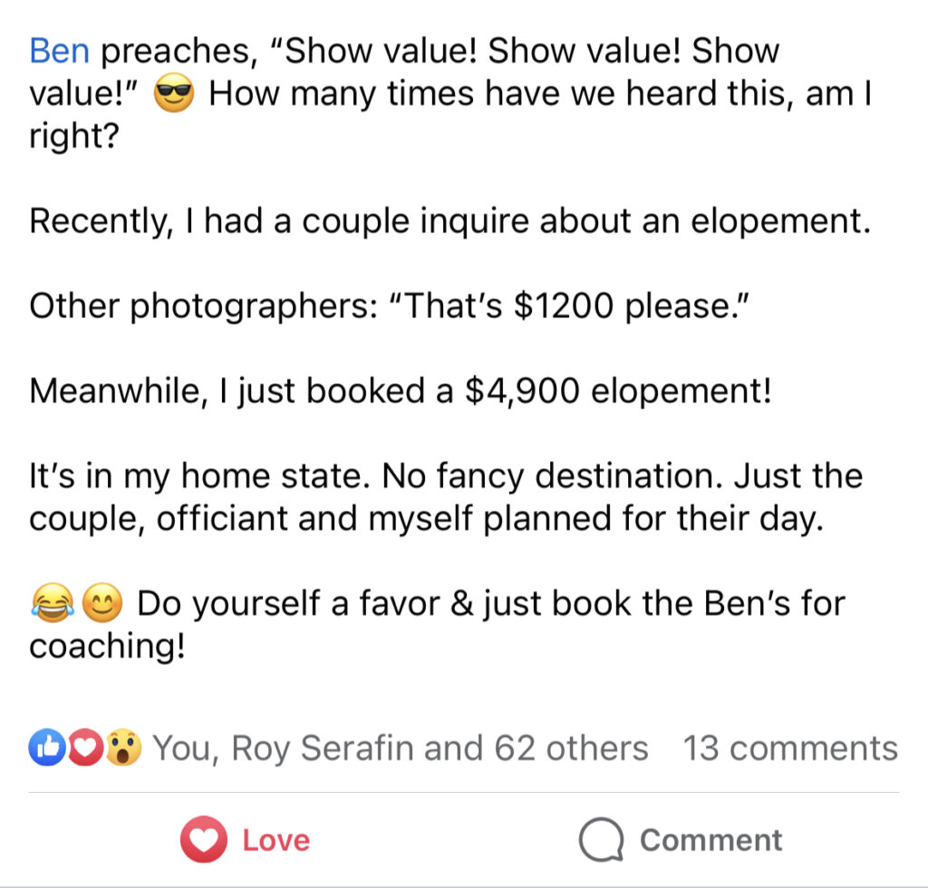 Ben Hartley's Booked Solid Course
